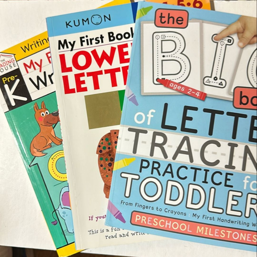 The Big Book of Letter Tracing Practice for Toddlers: from Fingers to ...