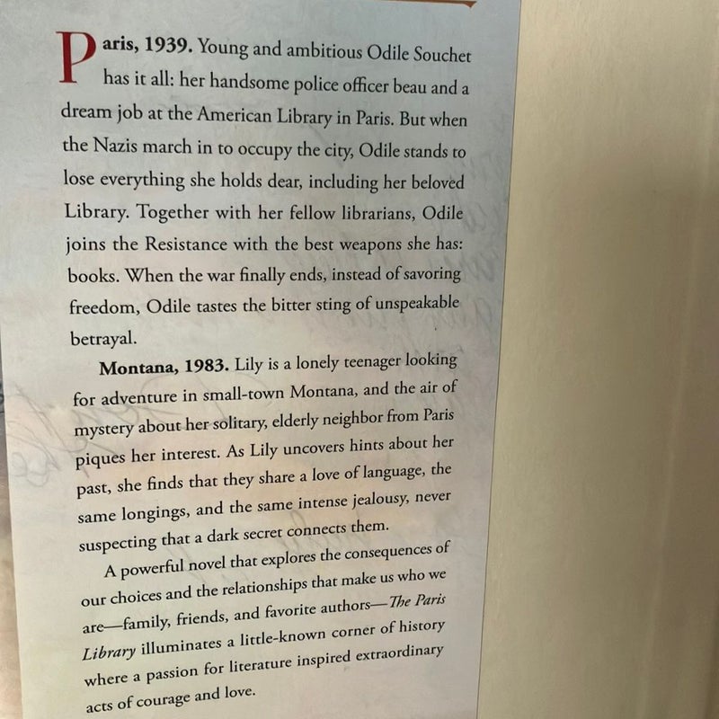 The Paris Library by Janet Skeslien Charles