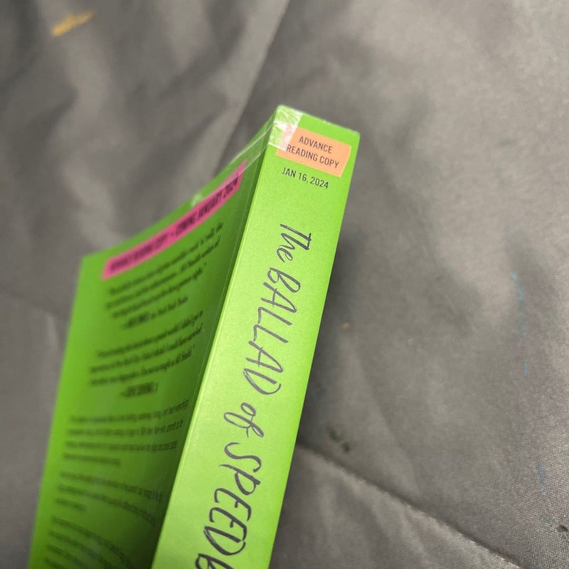 The Ballad of Speedball Baby ARC by Ali Smith, Paperback | Pangobooks