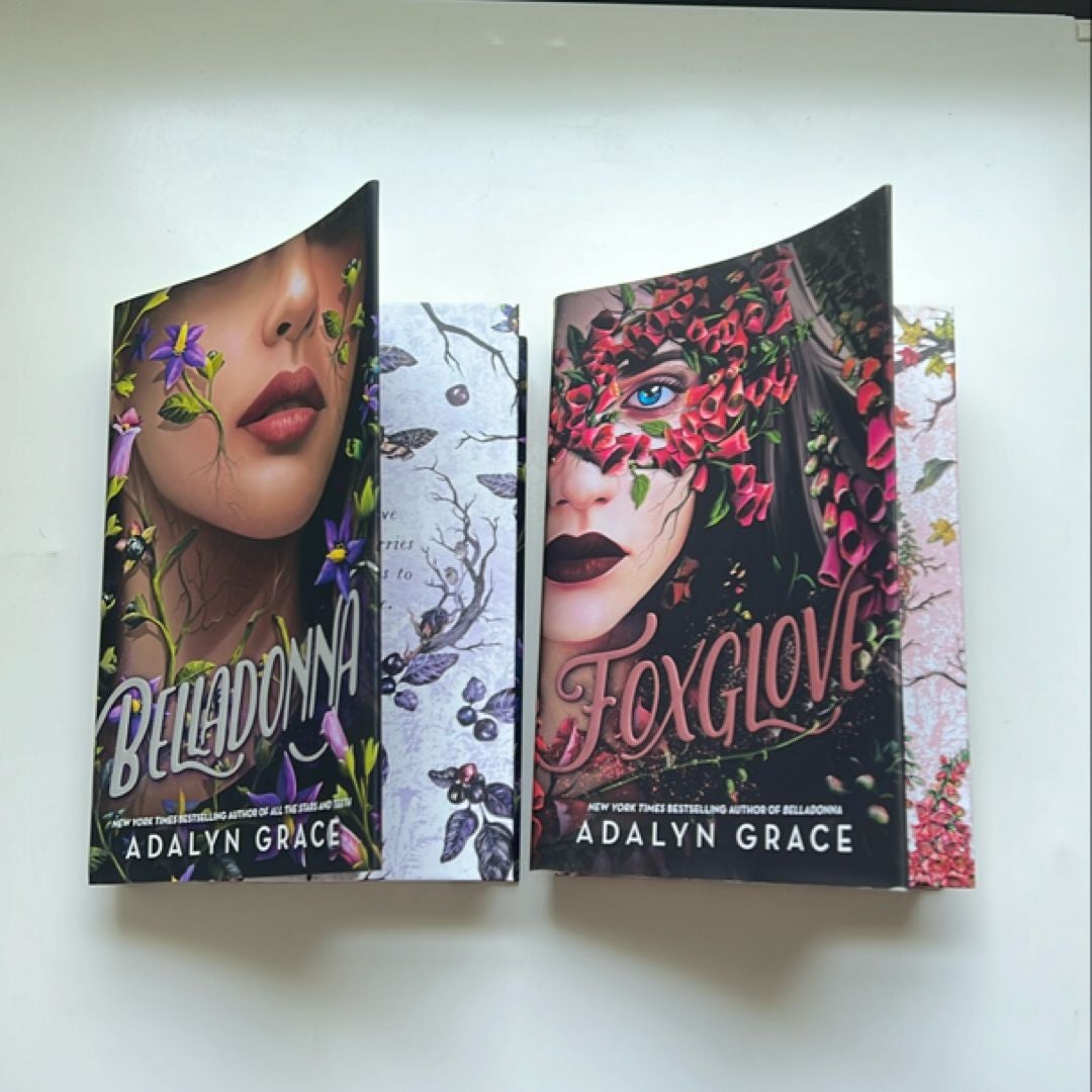 Belladonna and Foxglove Set (hidden cover) by Adalyn Grace, Hardcover ...