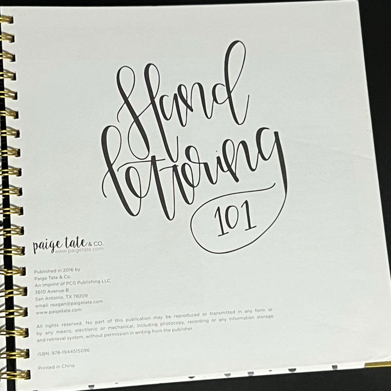 Hand Lettering 101 by Paige Tate & Co., Chalkfulloflove