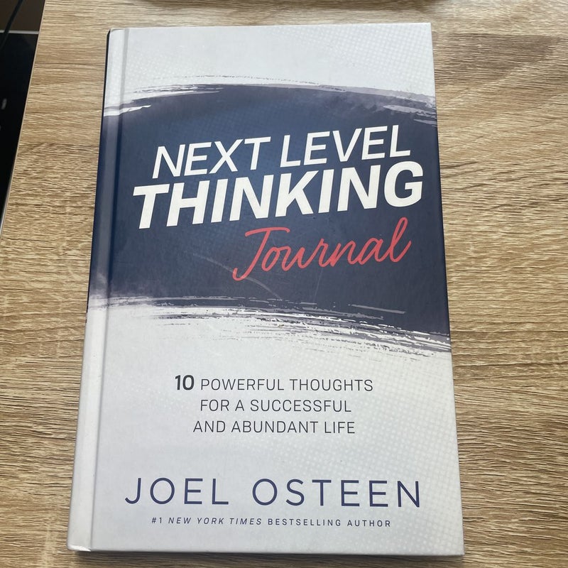 Next Level Thinking Journal by Joel Osteen