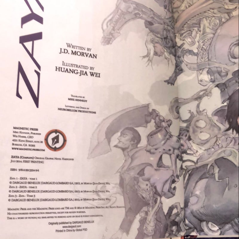 Zaya by Jean-David Morvan, Huang-Jia Wei