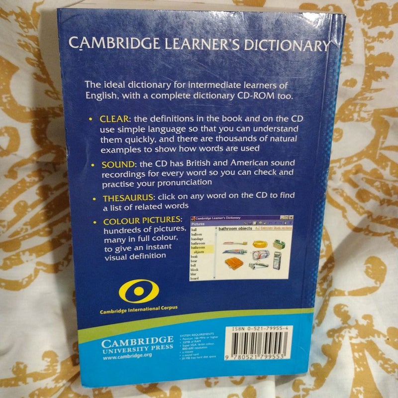 Cambridge Learner's Dictionary by , Paperback | Pangobooks
