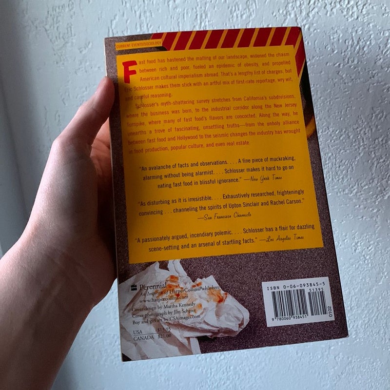 Fast Food Nation by Eric Schlosser, Paperback | Pangobooks