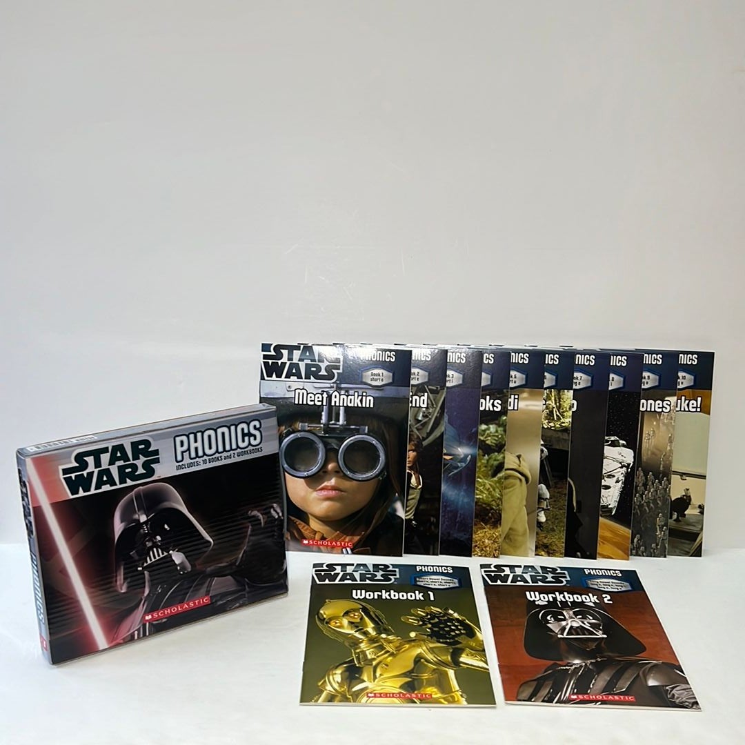 Unused- LIKE NEW!! Star Wars Phonics Box Set (10 Easy Readers & 2 ...