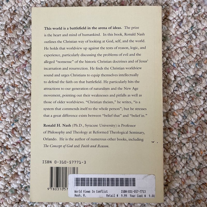 Worldviews in Conflict by Ronald H. Nash, Paperback | Pangobooks