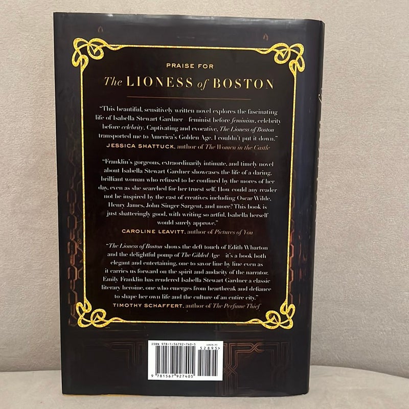 The Lioness of Boston by Emily Franklin, Hardcover | Pangobooks