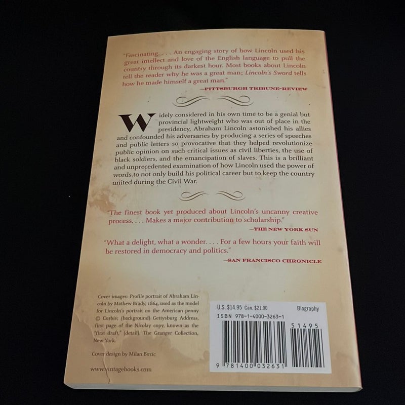 Lincoln's Sword by Douglas L. Wilson