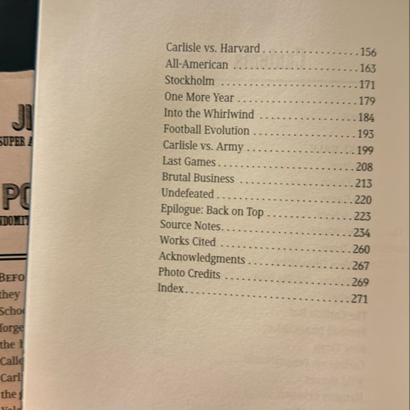 Undefeated: Jim Thorpe and the Carlisle Indian School Football Team by ...