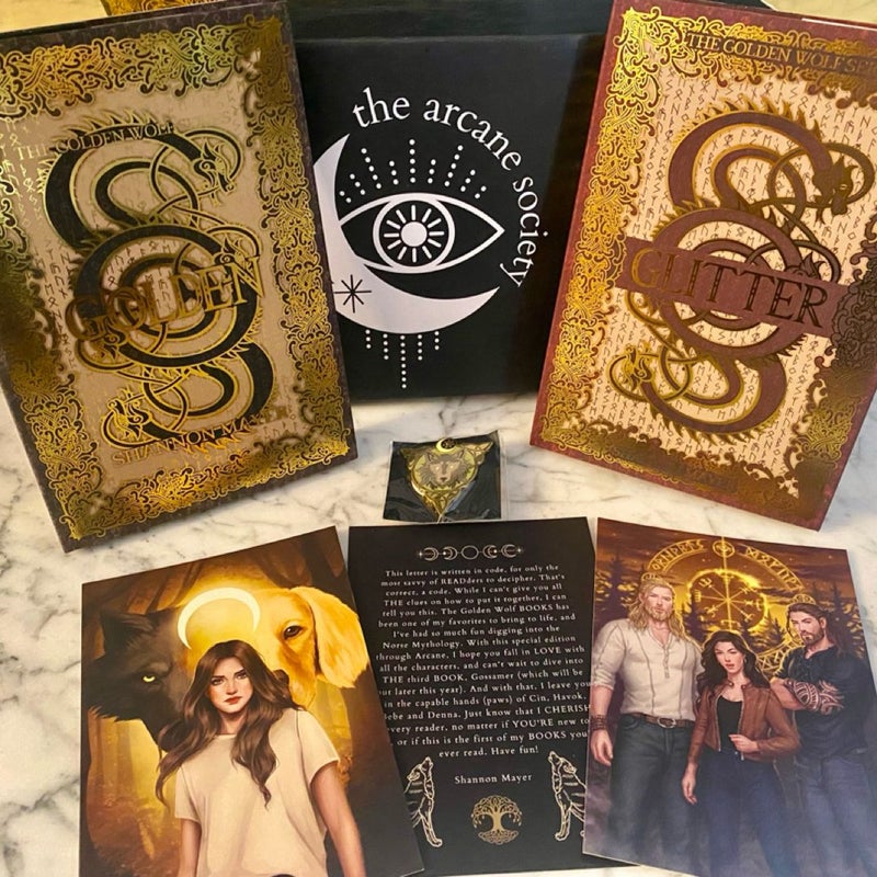 Arcane Society Shannon Mayer Box - Golden & Glitter by Shannon Mayer ...
