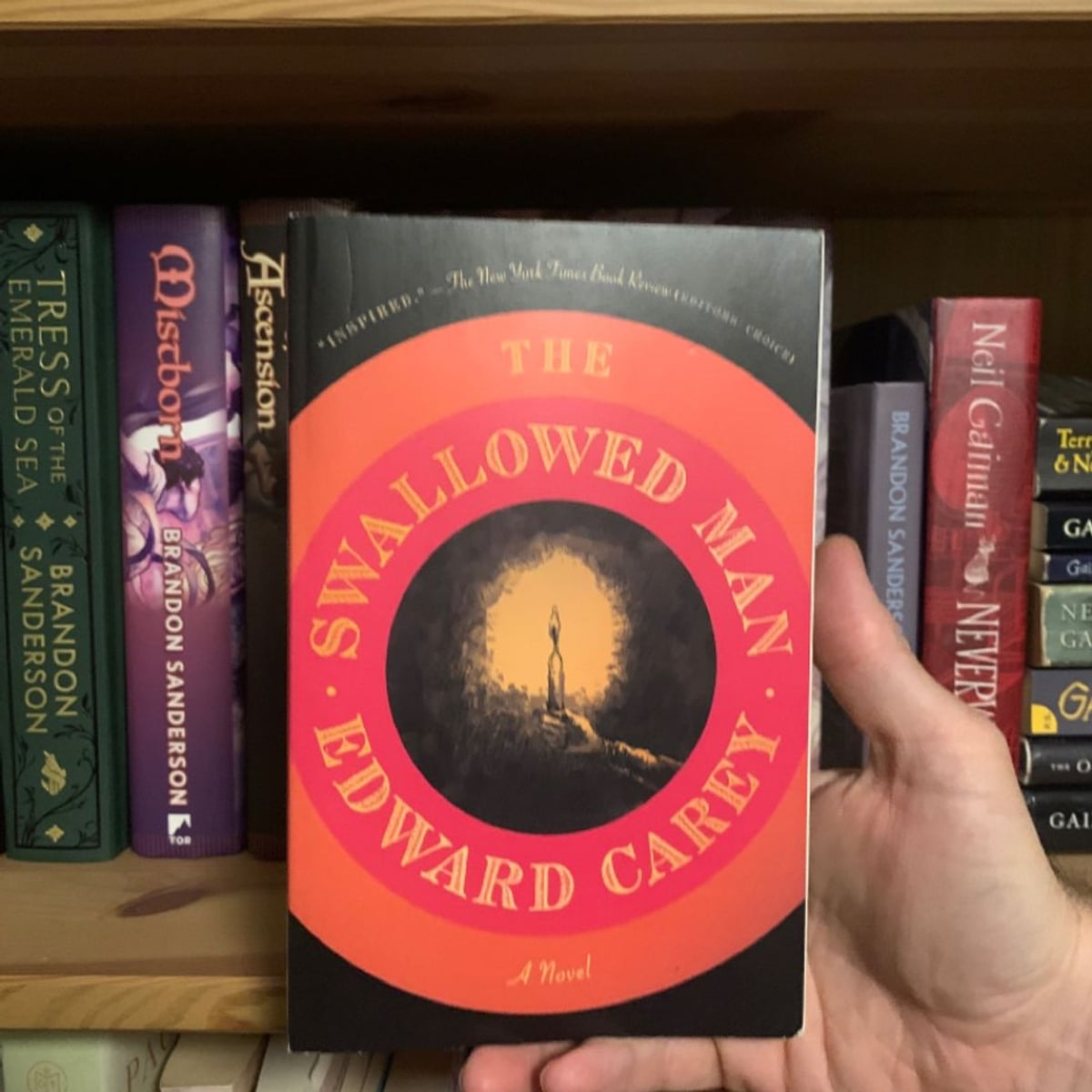 The Swallowed Man by Edward Carey, Paperback | Pangobooks