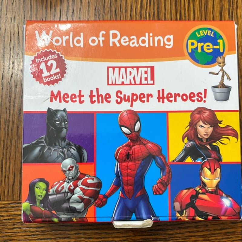 World of Reading Marvel Meet the Super Heroes! (Pre-Level 1 Boxed Set ...