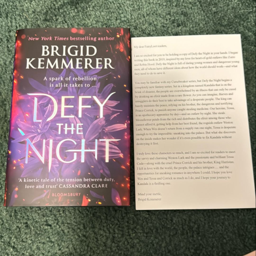 Defy the Night Fairyloot Edition by Brigid Kemmerer, Hardcover | Pangobooks