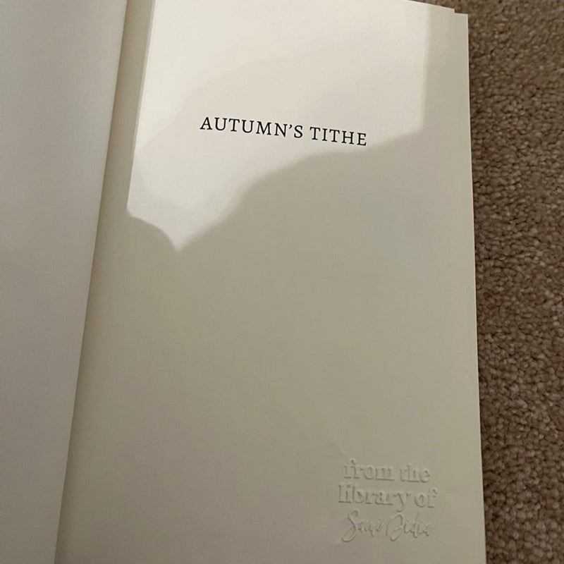 Autumn’s Tithe by Hannah Parker, Hardcover | Pangobooks