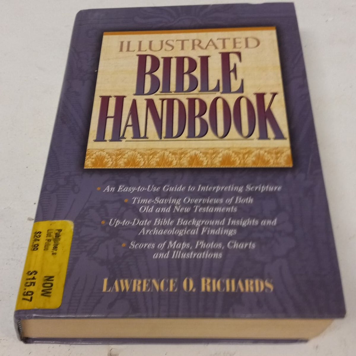 Illustrated Bible Handbook by Lawrence O. Richards, Hardcover | Pangobooks