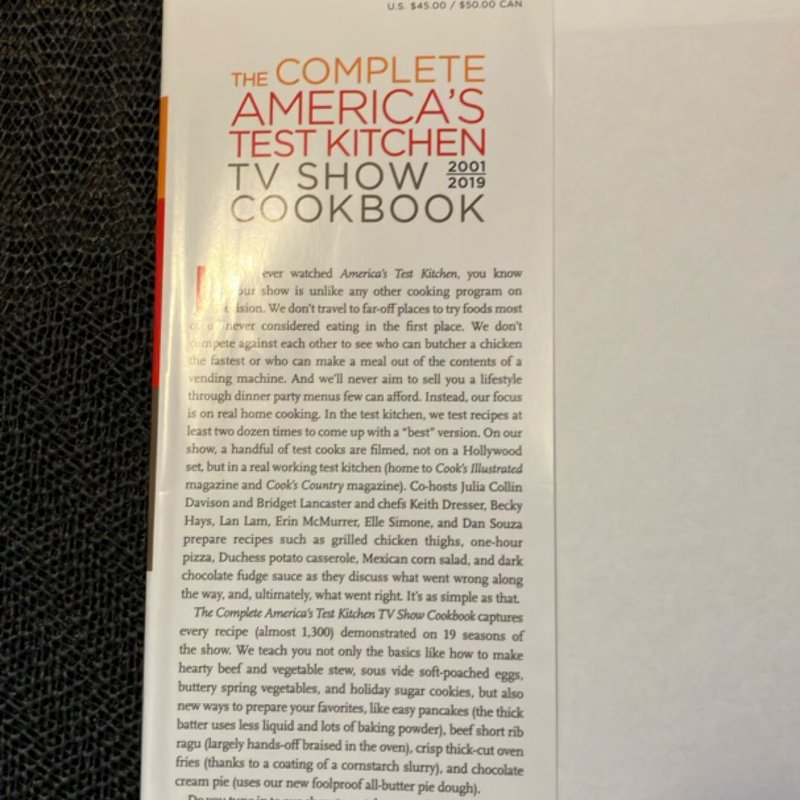 Complete America Test Kitchen TV Show Cookbook 2001-2019 by Test ...