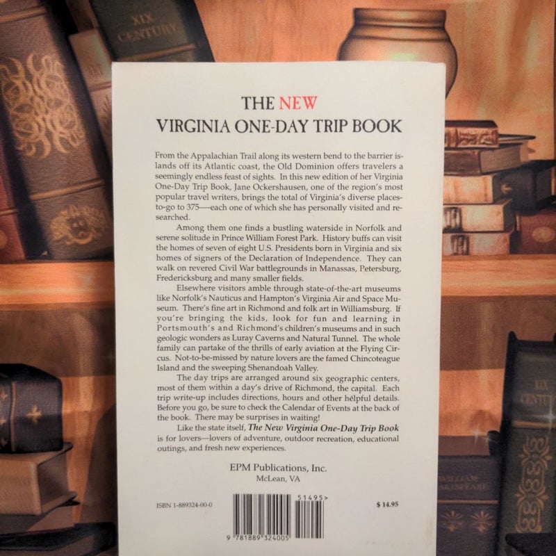 The New Virginia One-Day Trip Book by Jane Ockershausen, Paperback ...