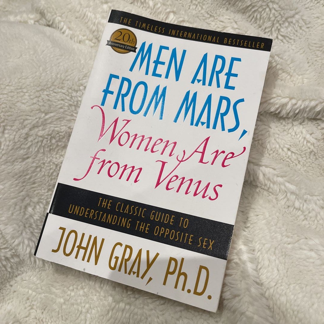 Men Are From Mars Women Are From Venus Book Cover