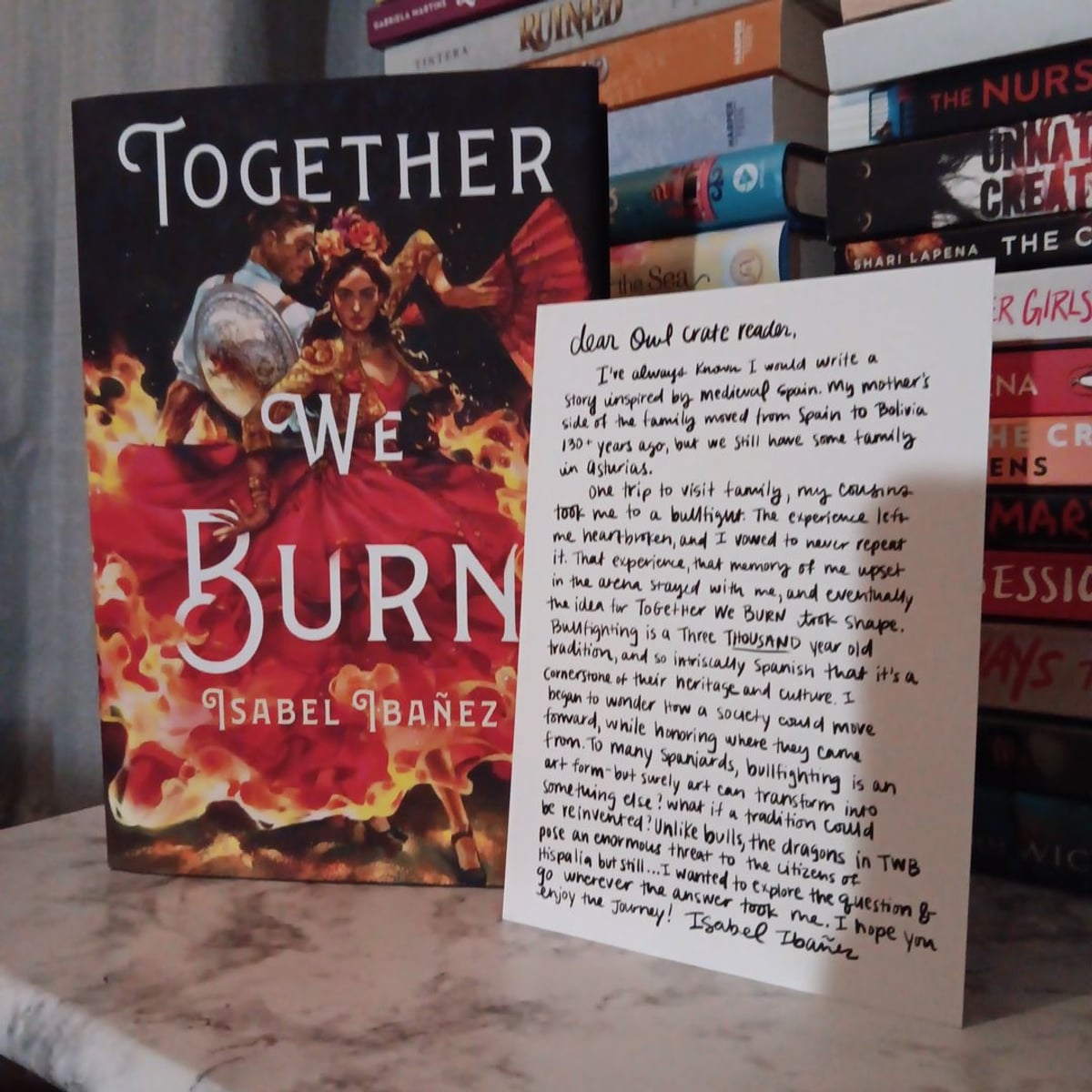 Together We Burn *owlcrate by Isabel Ibanez , Hardcover | Pangobooks