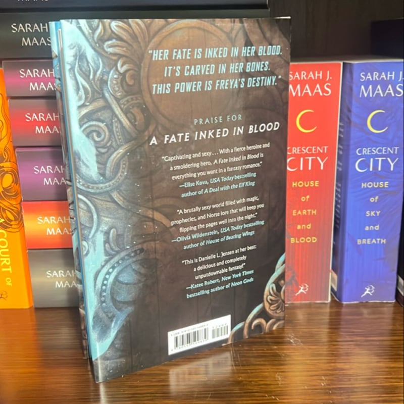 A Fate Inked in Blood - sprayed edges by Danielle L. Jensen, Hardcover ...