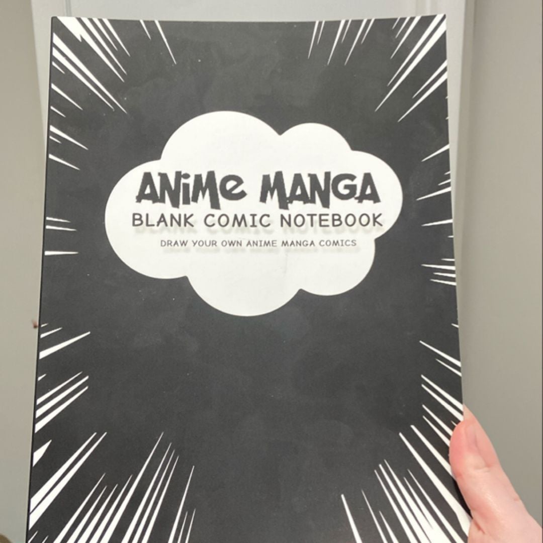 Anime Manga Blank Comic Notebook by Blank Comic Blank Comic Book, Blank ...