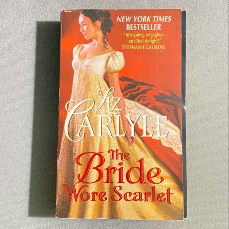 The Bride Wore Scarlet by Liz Carlyle
