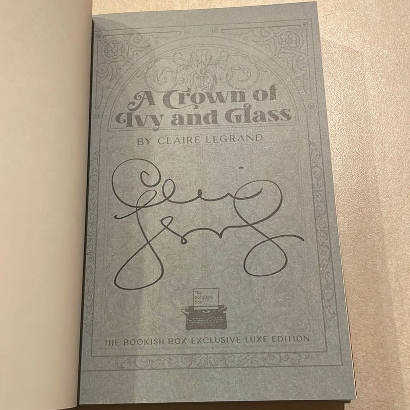 A Crown of Ivy and Glass (Bookish Box Special Edition) by Claire ...