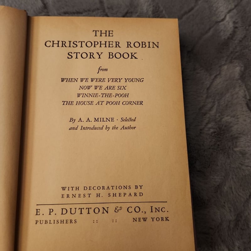 The Christopher Robin Story Book by A.A. Milne, Hardcover | Pangobooks