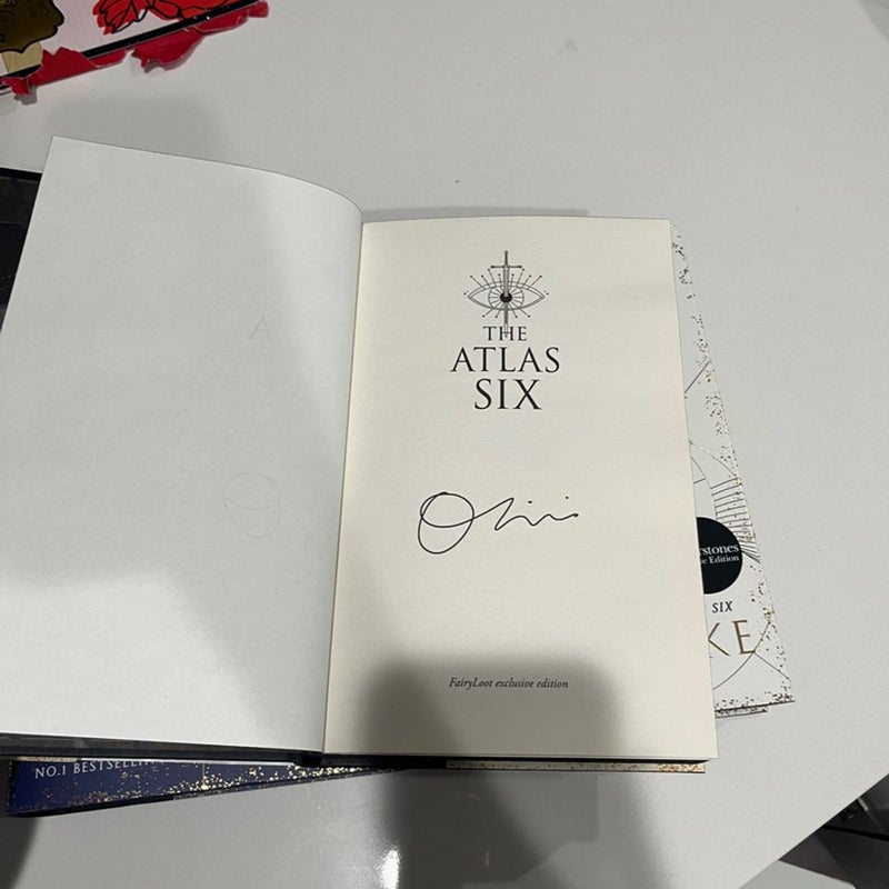 Atlas Six Trilogy Special Editions Sprayed Edges by Olivie Blake ...