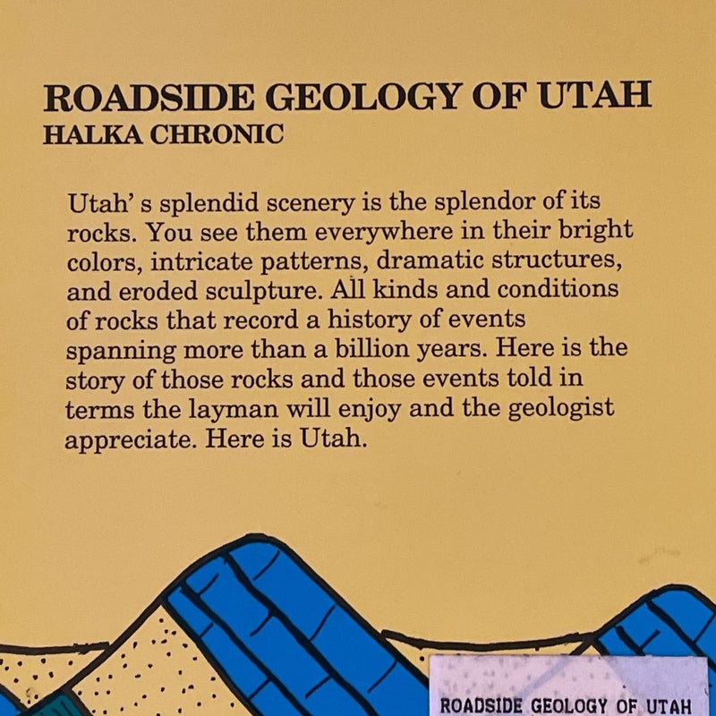 Roadside Geology of Utah by Halka Chronic, Paperback | Pangobooks