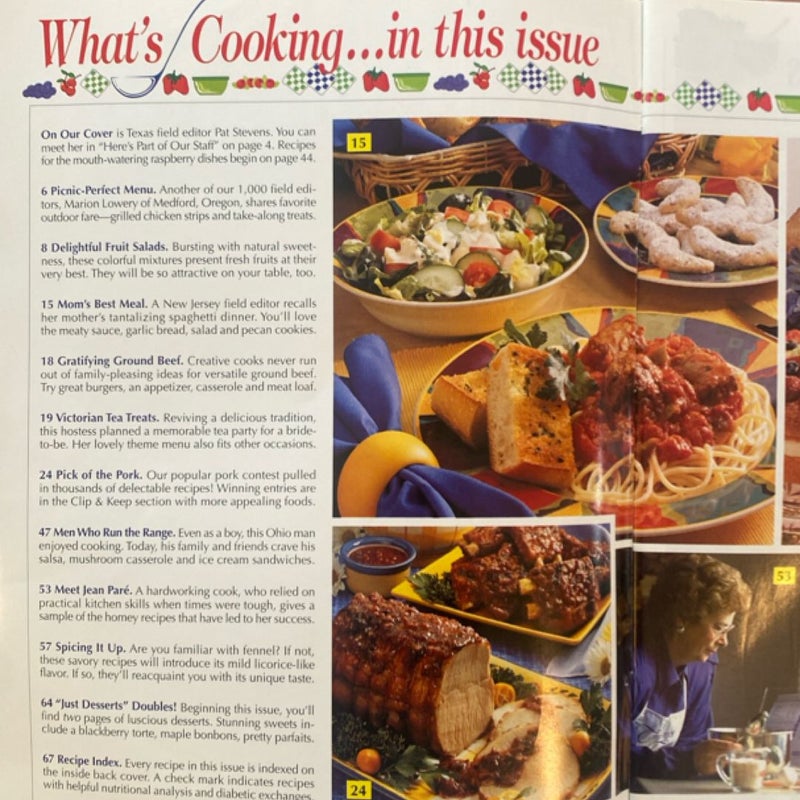 Taste of Home Magazine (June/July 2000) by Reiman Publications ...