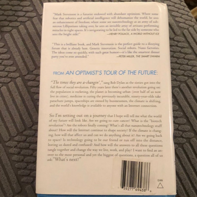 An Optimist's Tour of the Future by Mark Stevenson, Hardcover | Pangobooks