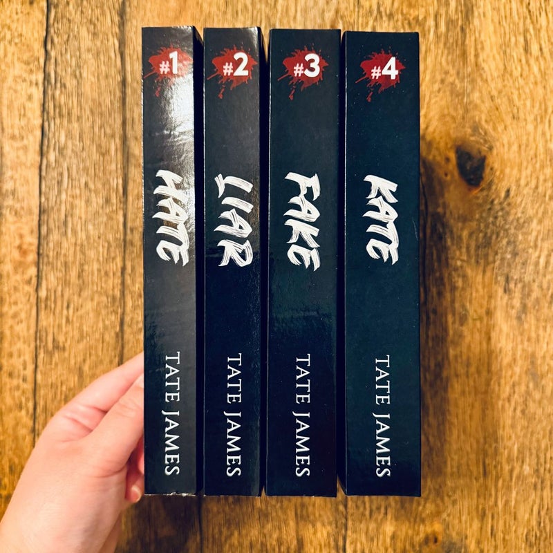 OOP Madison Kate Series (Hate•Liar•Fake•Kate) by Tate James, Paperback ...