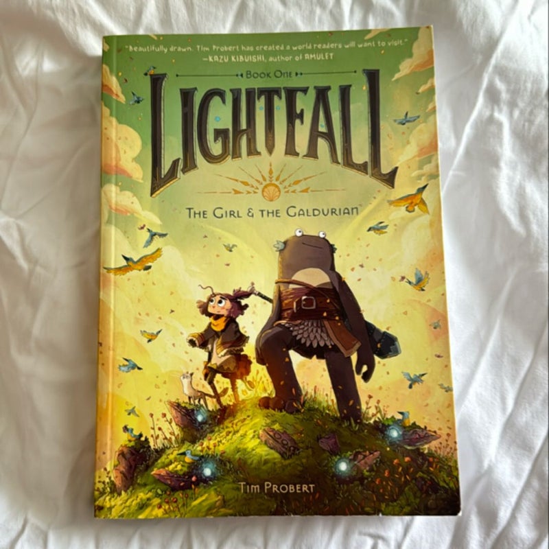 Lightfall: the Girl and the Galdurian by Tim Probert