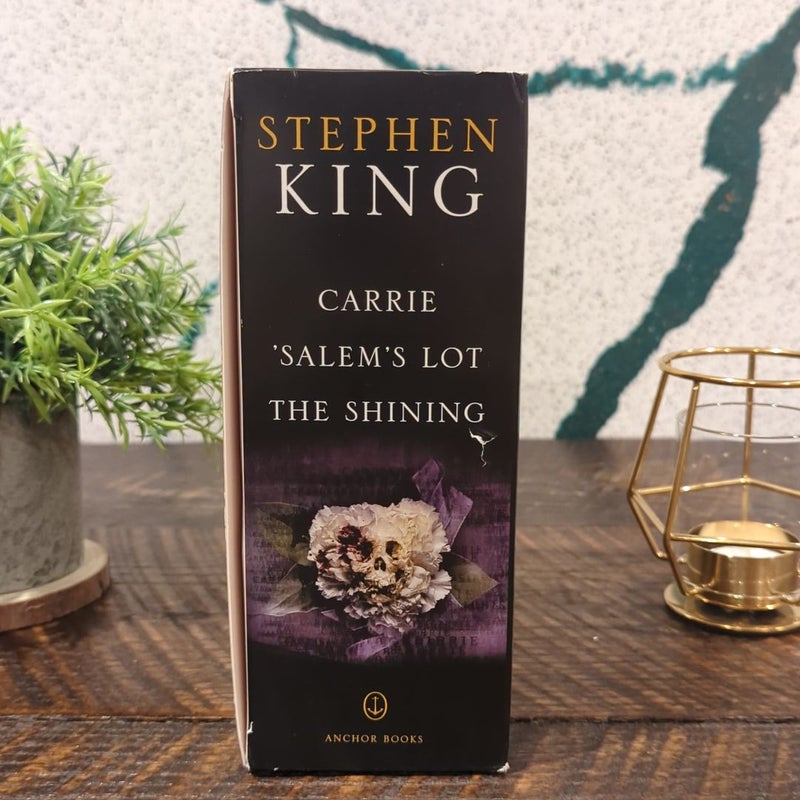 Stephen King Three Classic Novels Box Set: Carrie, 'Salem's Lot, the ...