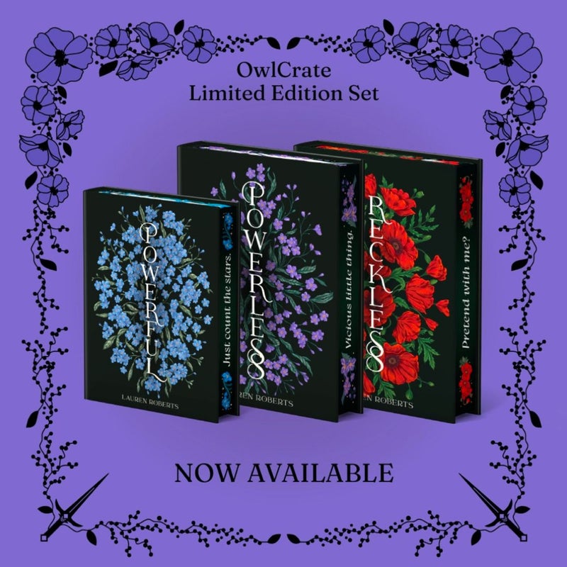 Owlcrate Limited Edition Powerless Set SIGNED ANNOTATED BONUS CHAPTERS by Lauren Roberts ...