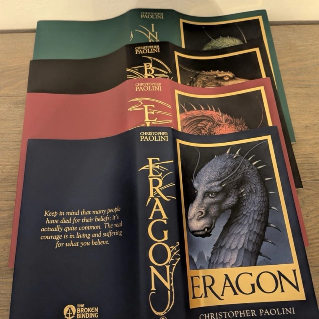 Broken Binding Exclusive Inheritance Cycle Dust Jackets by Christopher ...