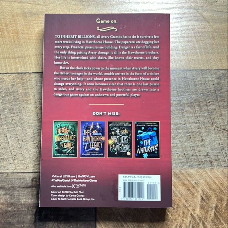 The Final Gambit by Jennifer Lynn Barnes, Paperback | Pangobooks