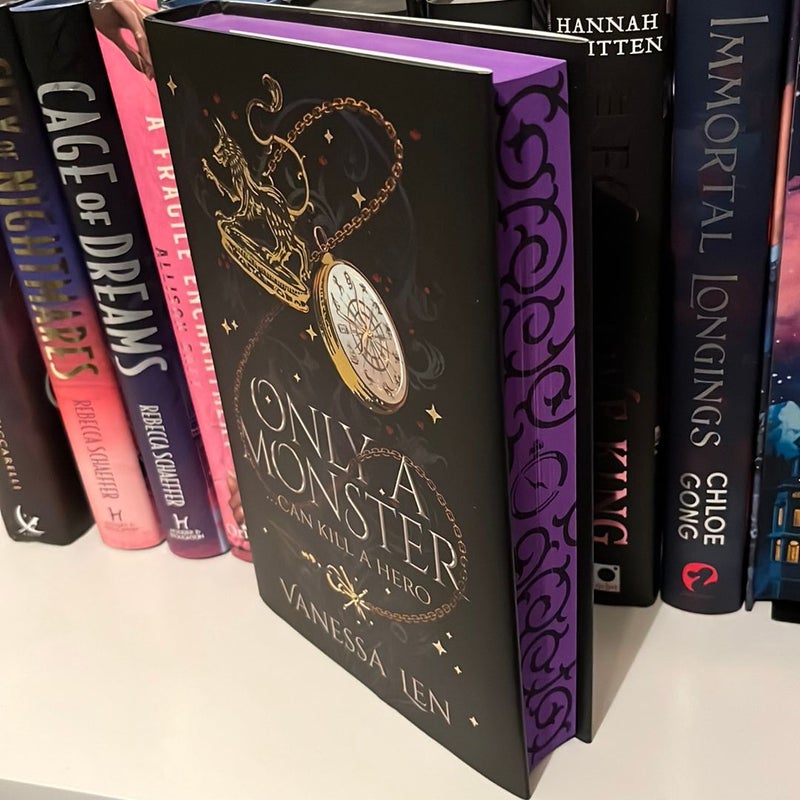 Only A Monster (Fairyloot Edition) by Vanessa Len, Hardcover | Pangobooks