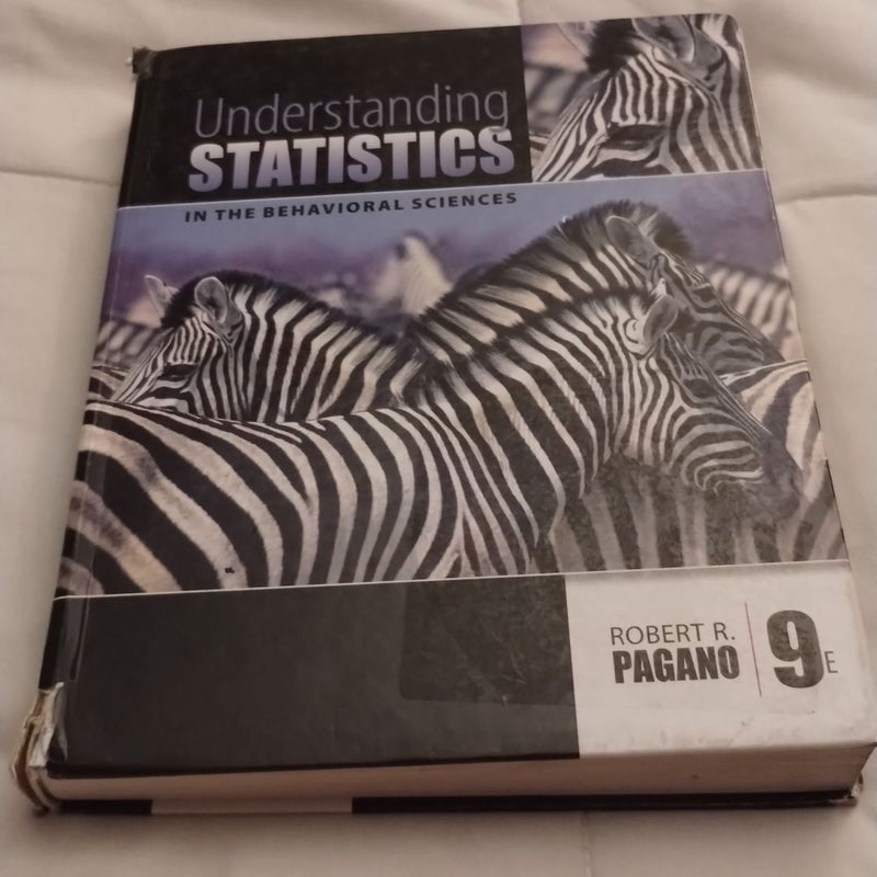 Understanding Statistics in the Behavioral Sciences by Robert R. Pagano ...