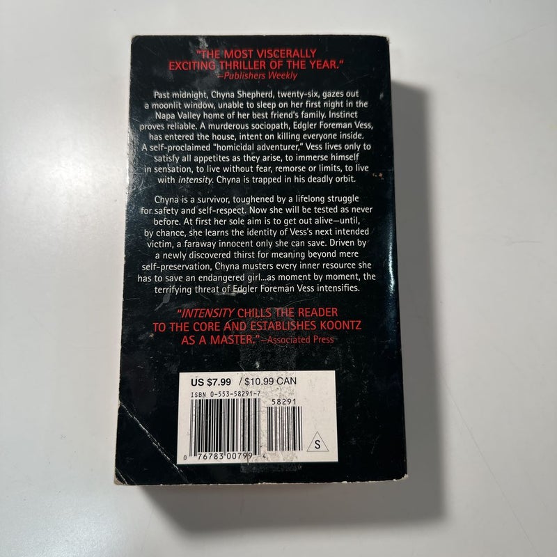 Intensity by Dean Koontz, Paperback | Pangobooks