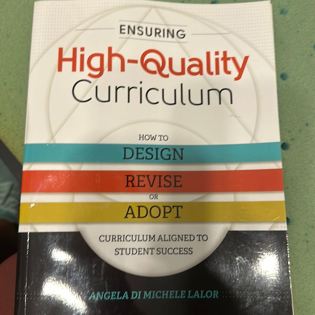 Ensuring High-Quality Curriculum by Angela Di Michele, Paperback ...