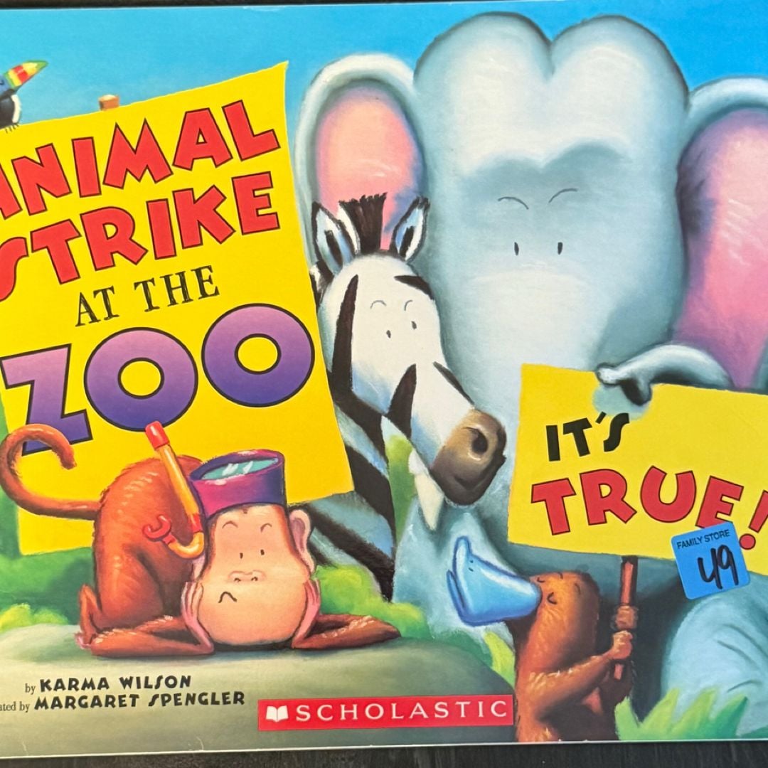 Animal Strike At The Zoo by Karma Wilson, Paperback | Pangobooks