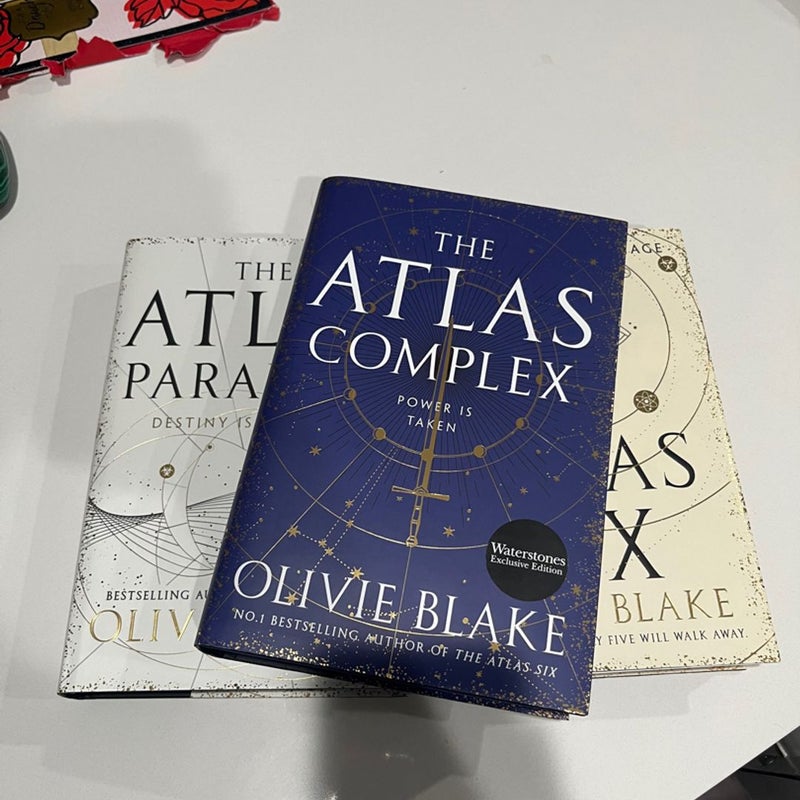 Atlas Six Trilogy Special Editions Sprayed Edges by Olivie Blake ...