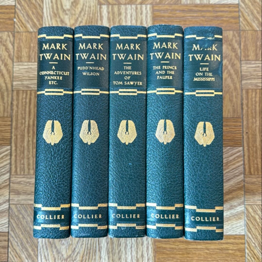 Vintage Mark Twain Collier 5 Volume Set by Mark Twain, Hardcover ...