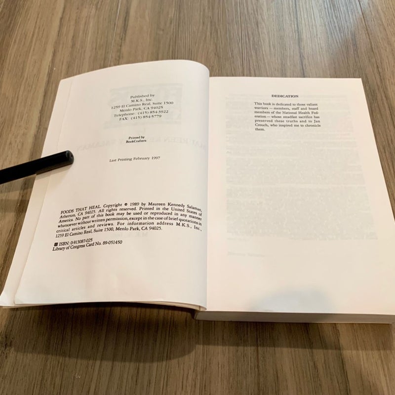 Foods That Heal by Maureen Kennedy Salaman, Paperback | Pangobooks