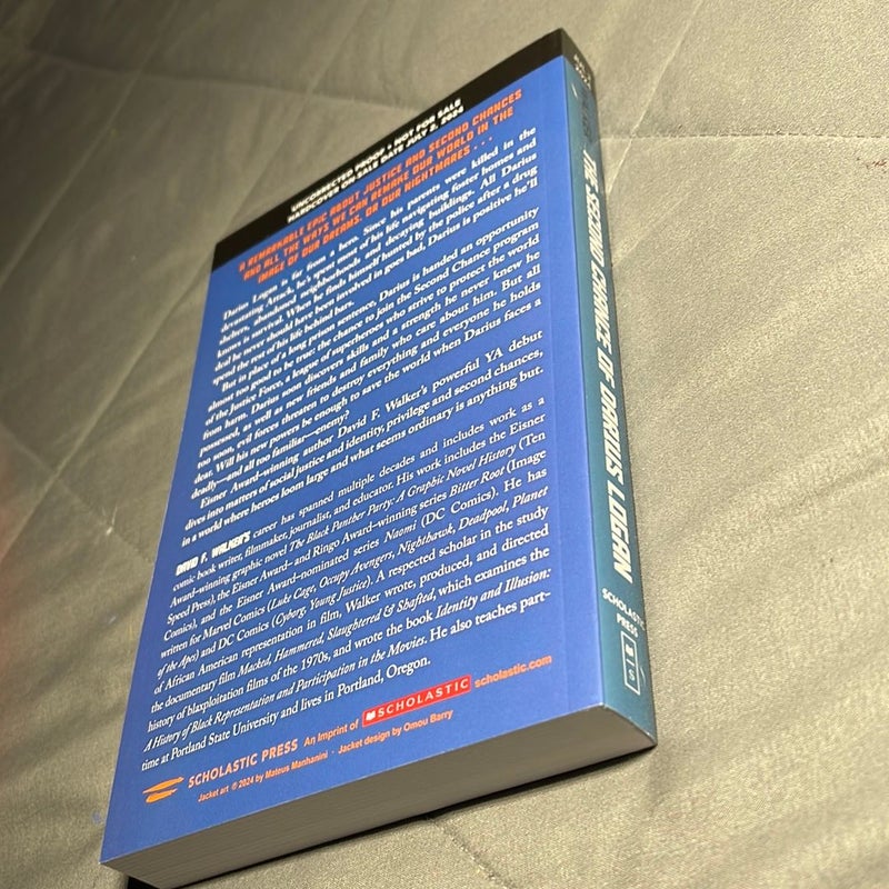 The Second Chance of Darius Logan ARC by David F Walker, Paperback ...