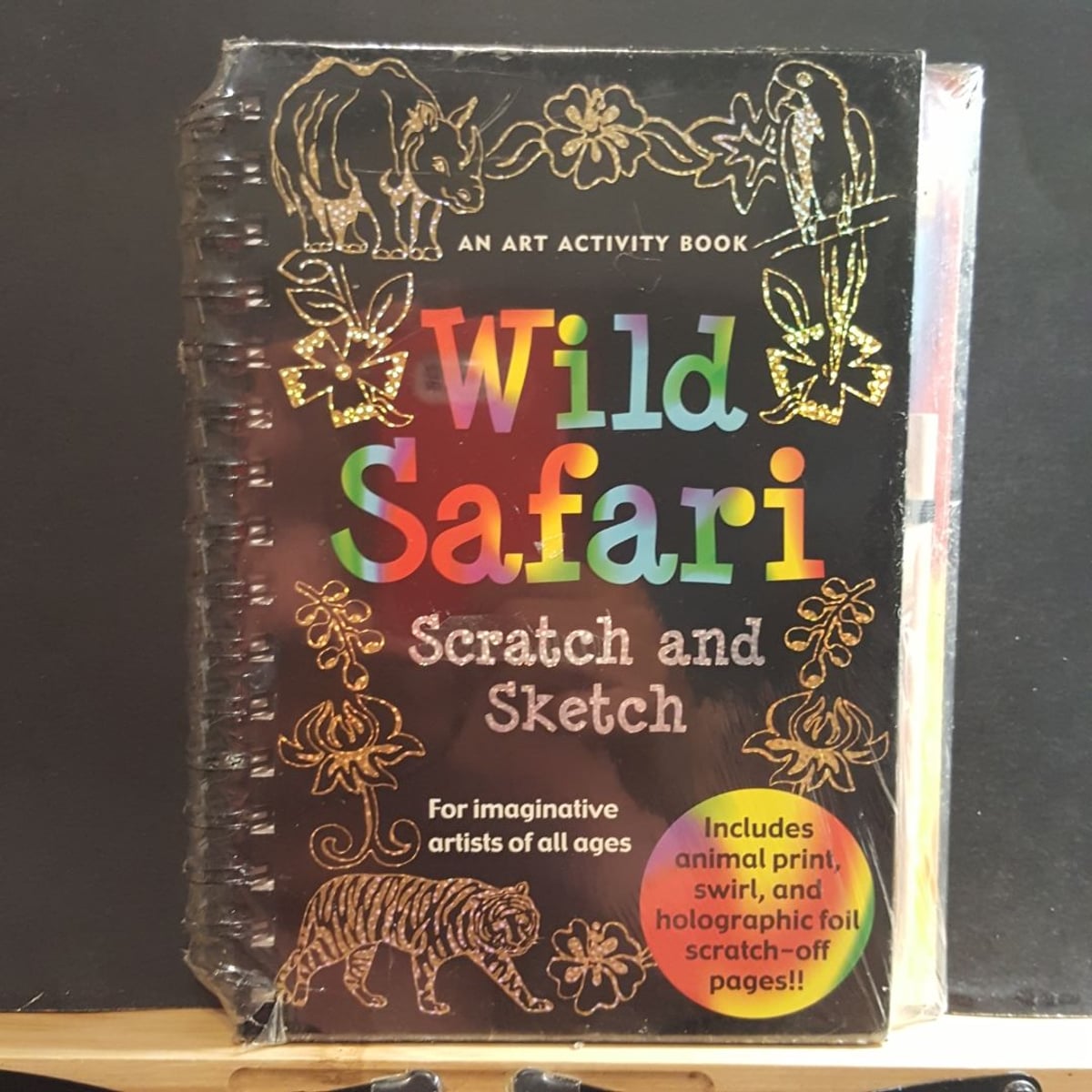 Wild safari scratch and sketch by Various, Hardcover | Pangobooks