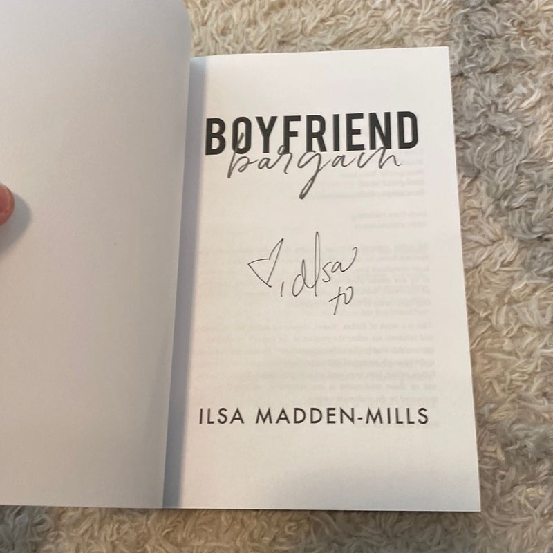 Boyfriend Bargain by Ilsa Madden-Mills, Paperback | Pangobooks